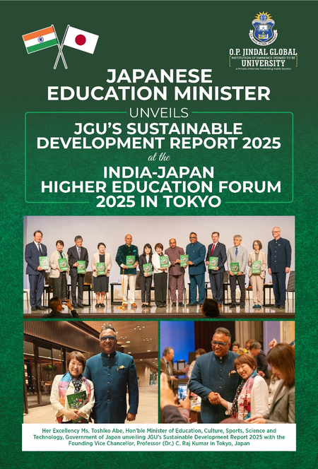 Japan Education Minister unveils JGU’s Sustainable Development Report ...