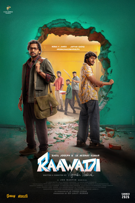 Basil Joseph, L K Akshay Kumar's bilingual film titled 'Raawadi' - www ...