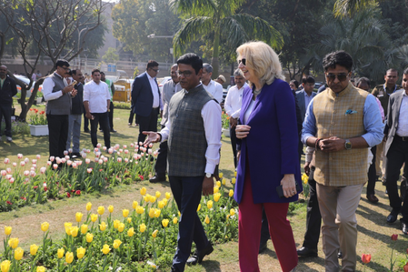 NDMC Chairman Keshav Chandra inaugurates Tulip festival - www ...