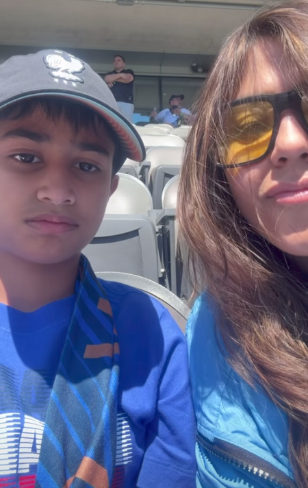 Ekta Kapoor's nephew Laksshya looks puzzled as she records video of ...