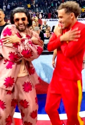 Ranveer makes NBA star Trae Young shake-a-leg on 'Gallan Goodiyaan ...