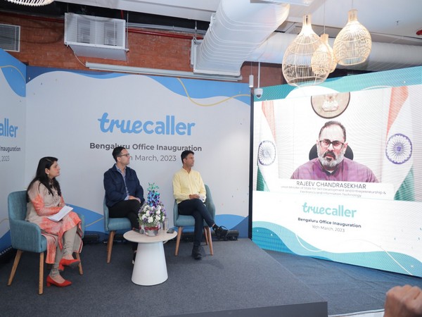 MoS Rajeev Chandrasekhar inaugurates Truecaller's largest office in ...