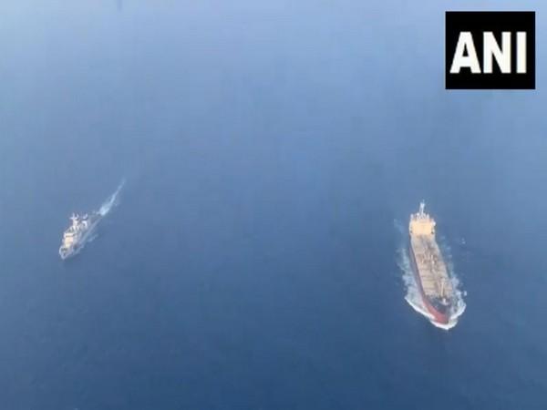 Escorted by Coast Guard ship, merchant ship attacked by 'drone' arrives ...