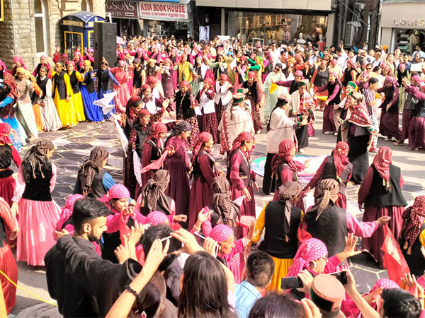 Dancers enthral audience with folk performance during international ...