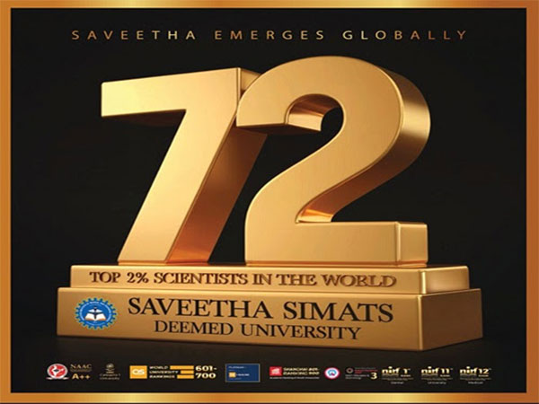 SIMATS 72 Scientists Ranked Among the Top 2% Globally by Stanford ...