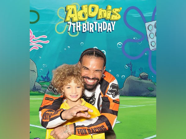 Drake celebrates son Adonis' 7th birthday with SpongeBob-themed party ...