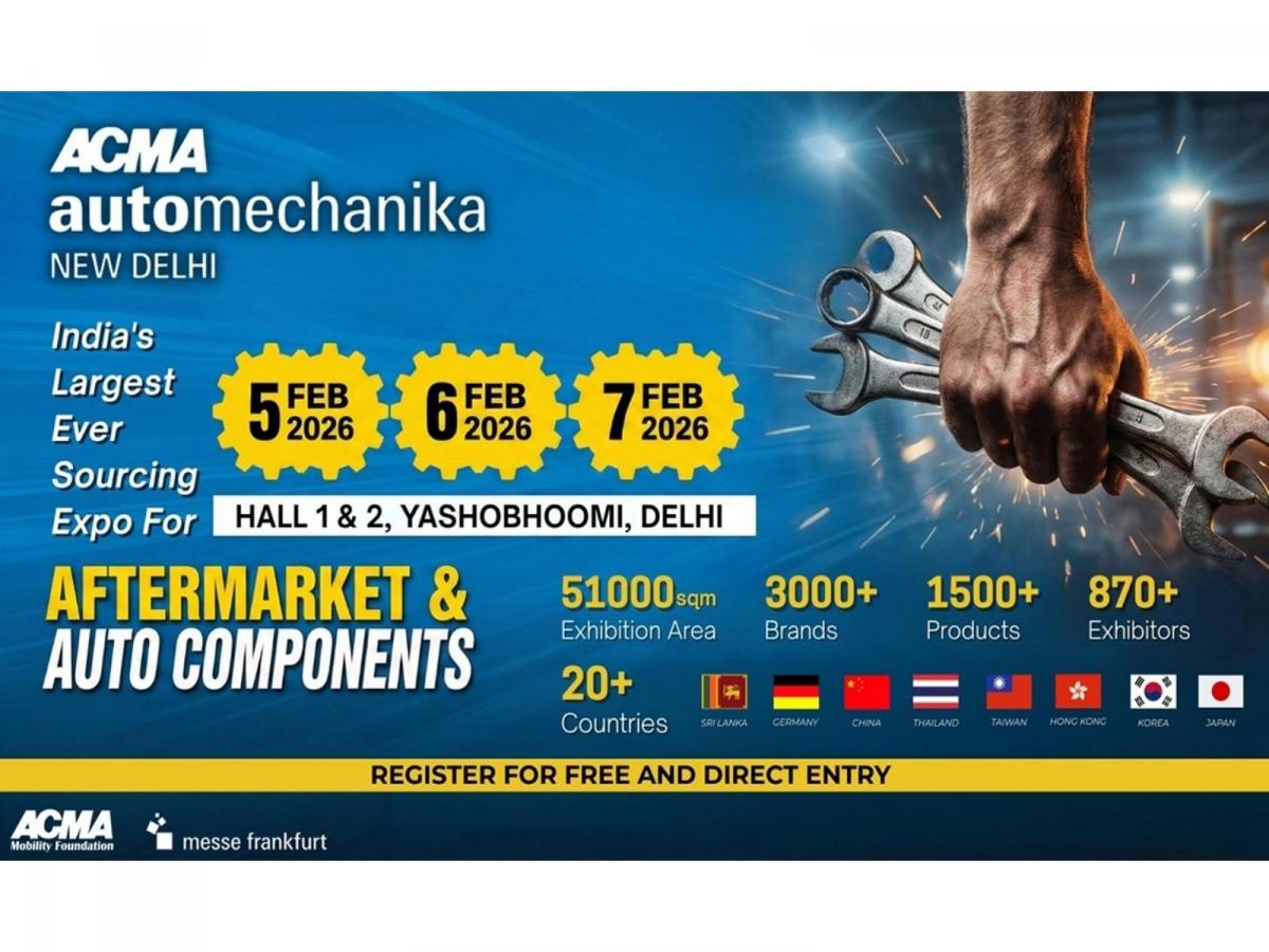 ACMA Automechanika New Delhi 2026 set to host its Largest Edition with ...