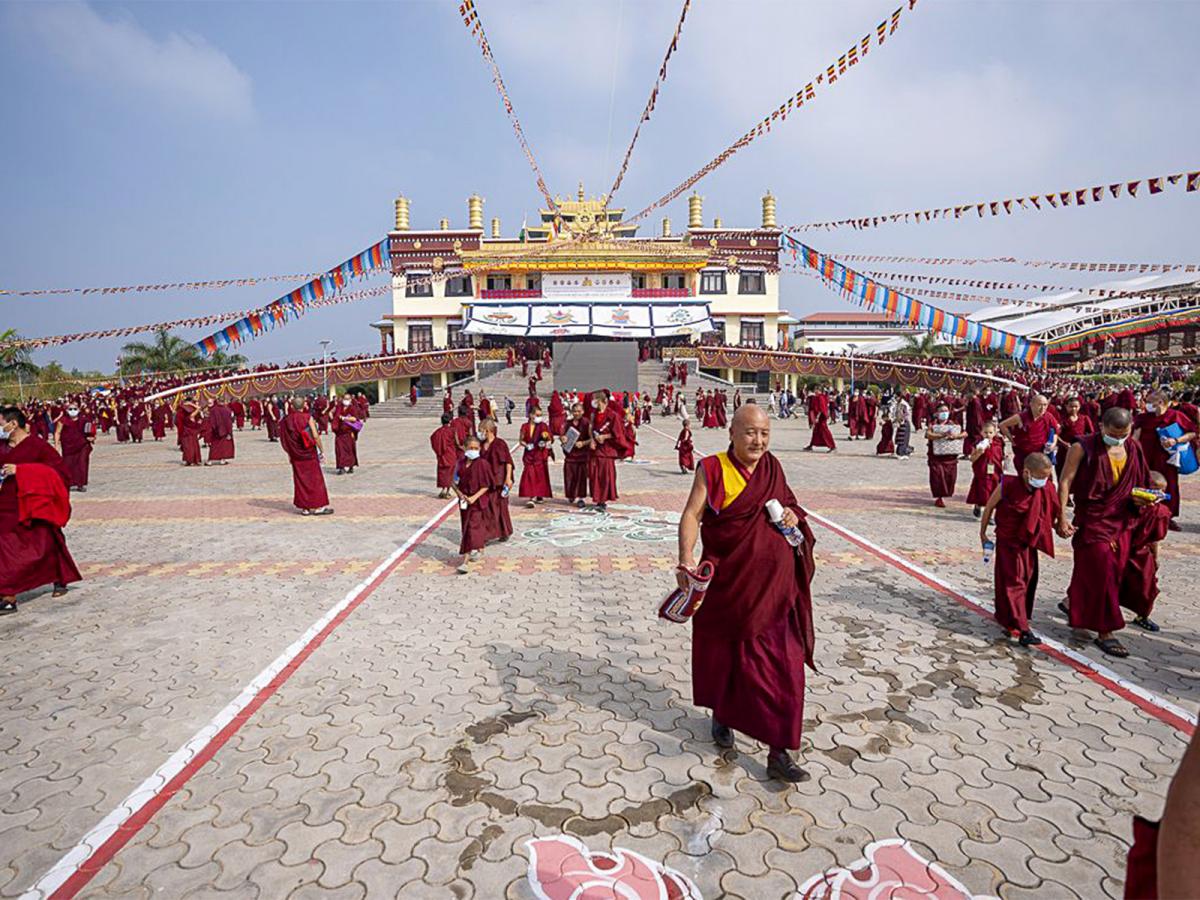Losar, the Tibetan New Year celebration begins with traditional prayers ...