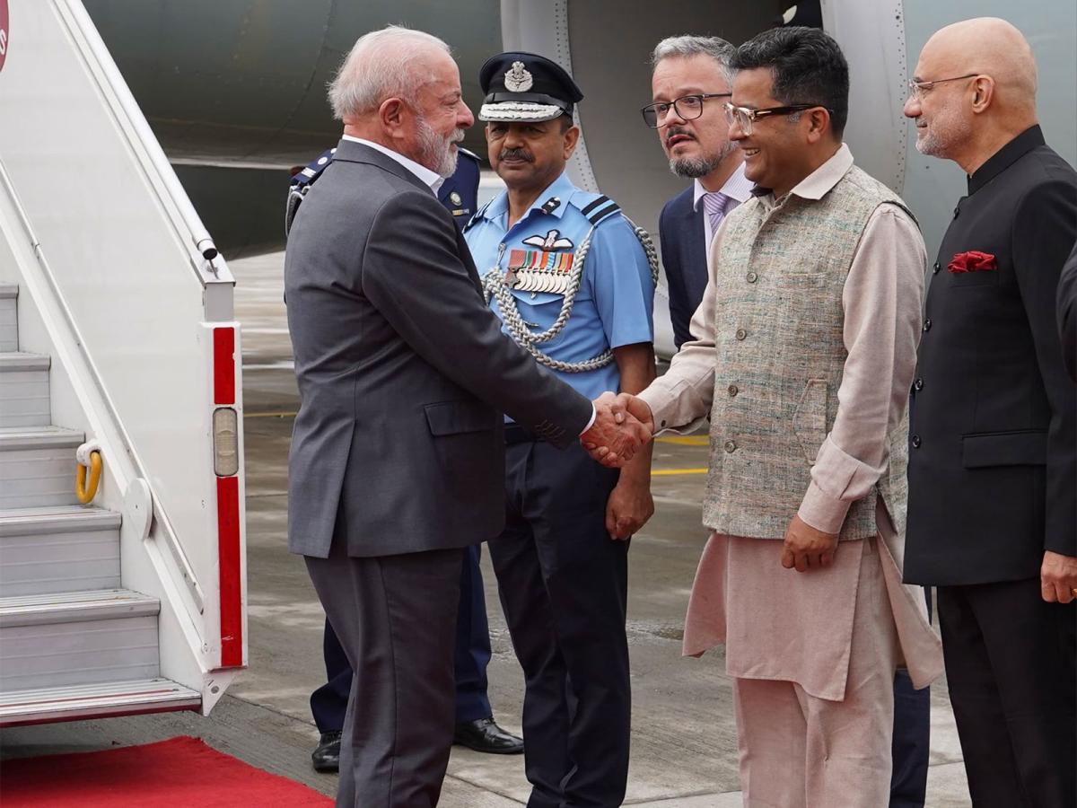 Brazilian President Lula arrives in India for state visit, to attend AI ...