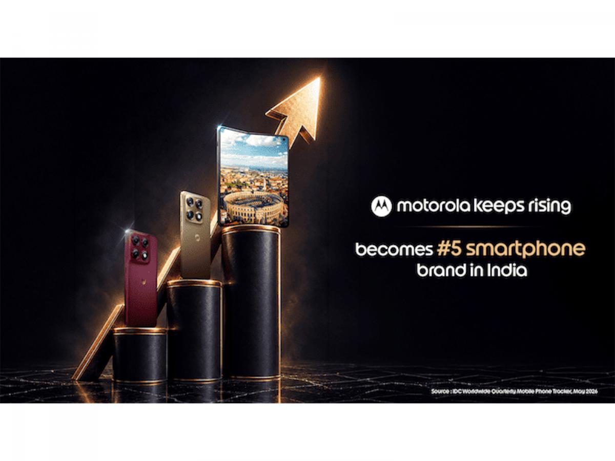 Motorola Enters India's Top 5 Smartphone Brands, Driven by Premium ...