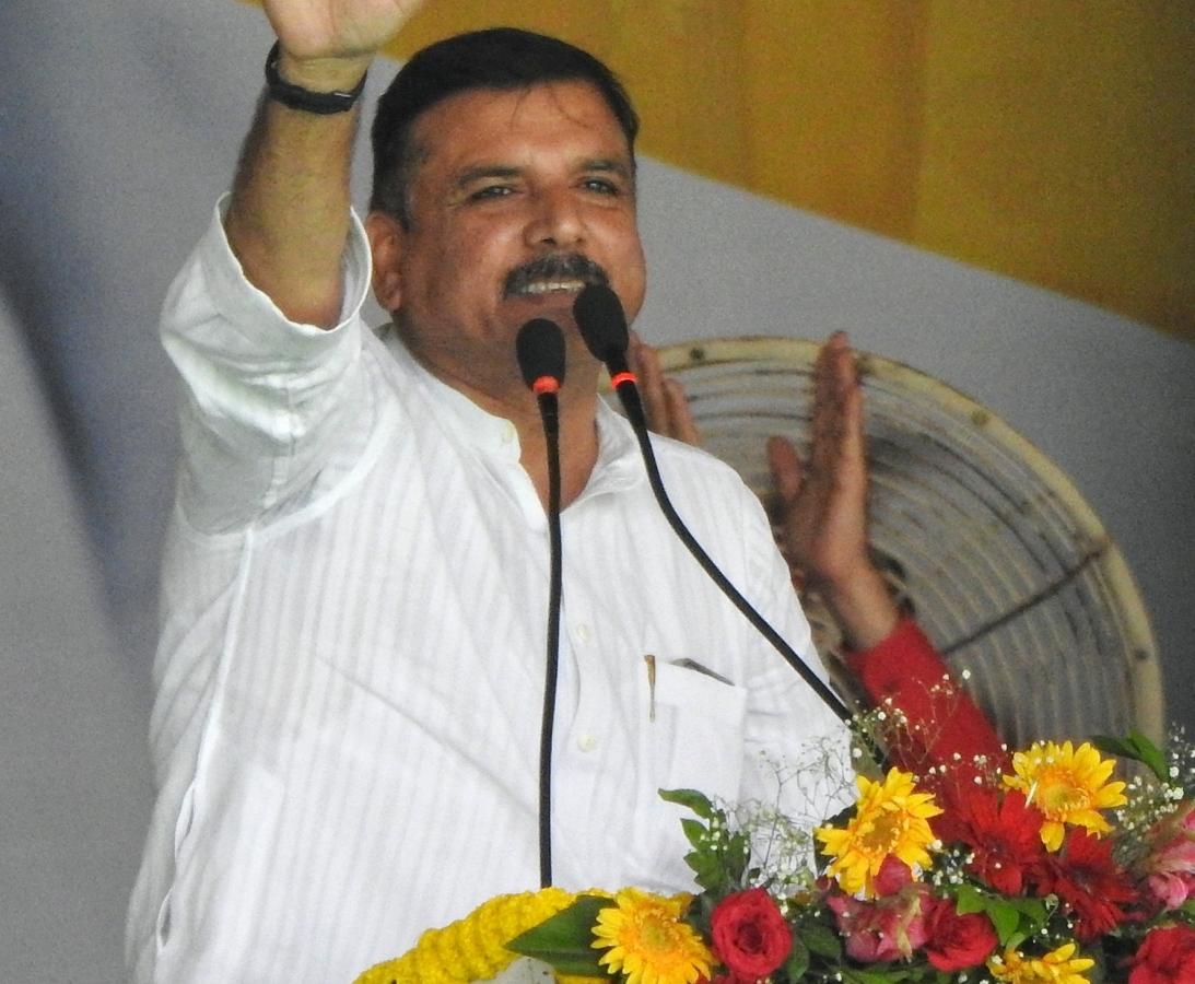 BJP fleecing people in name of Lord Ram, says AAP leader Sanjay Singh ...