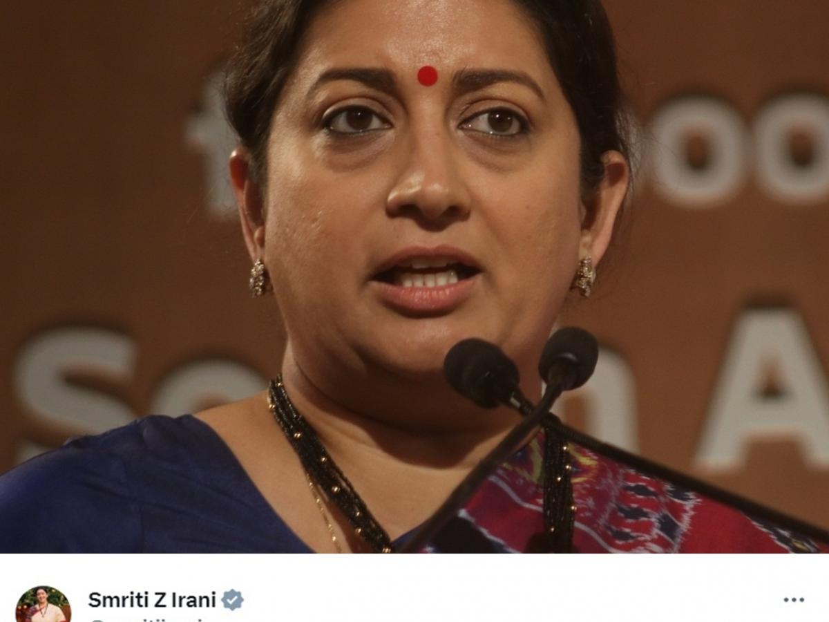 NCPCR, NCW take cognizance of horrific incident in Raj: Smriti Irani ...