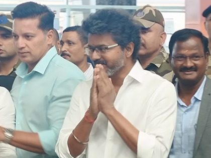 CM Vijay arrives in Karnataka's Mangaluru to offer prayers at Kollur ...