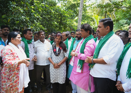 K'taka BJP leaders visit Bidadi villages, back farmers opposing ...