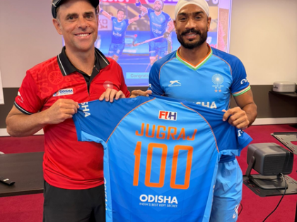 Hockey India congratulates Jugraj Singh on completing 100 international ...