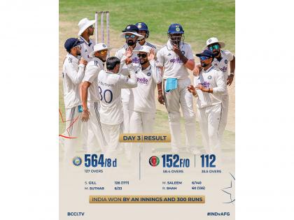 Suthar, Washington spin web as India register biggest innings win in ...