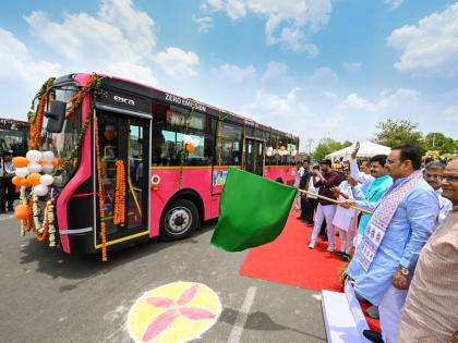 Rajasthan CM launches PM-eBus Sewa, flags off electric buses for Jaipur ...