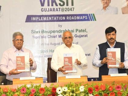 Gujarat CM Bhupendra Patel unveils Viksit Gujarat 2047 implementation ...