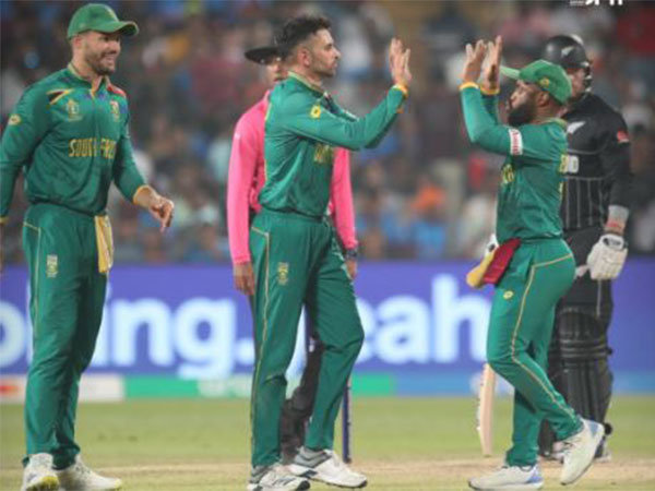 CWC 2023: Red-hot Keshav Maharaj, Marco Jansen flatten New Zealand ...