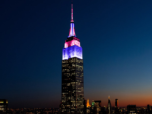New York's Empire State Building lights up to launch 'Out of this World ...