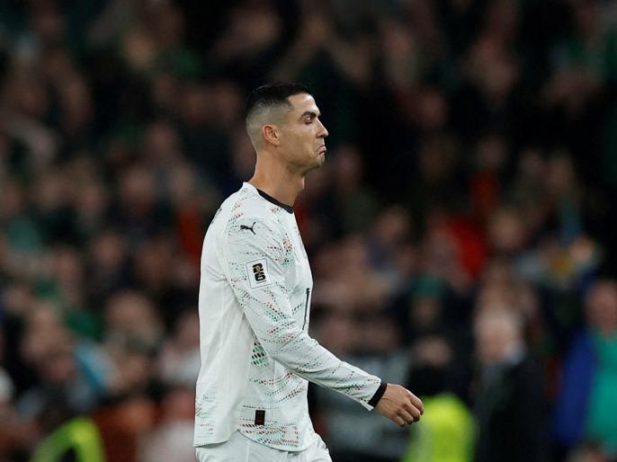 FIFA WC Qualifiers: Cristiano Ronaldo sent off as Ireland stun Portugal ...