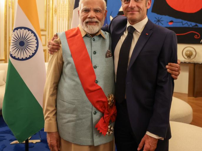 Modi becomes first Indian PM to receive France's highest award | www ...