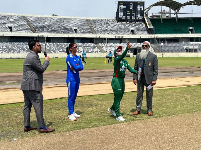 1st T20I: Minnu Mani, Anusha Bareddy handed debuts as India win toss ...