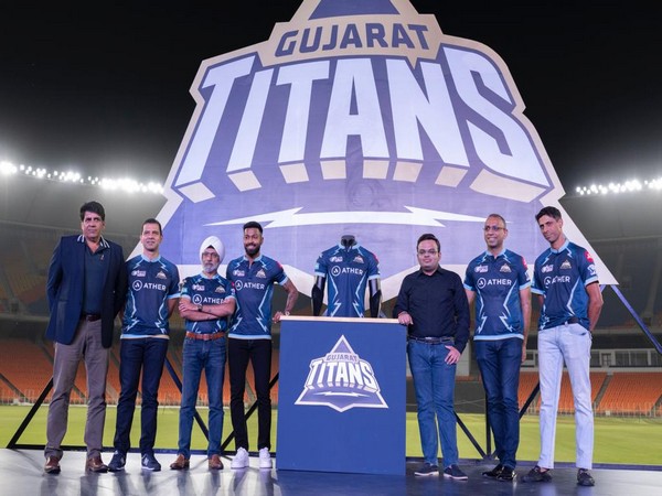 Gujarat Titans launch their Official Team jersey at Narendra Modi ...