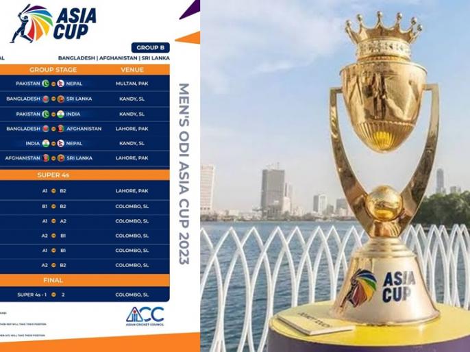 Asia Cup 2023 schedule announced, India to open campaign against ...