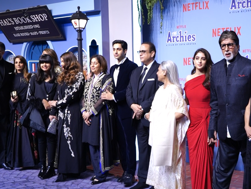 Bachhans Arrive In Style At Grand Premiere Of Agastya Nanda s Debut bachhans-arrive-in-style-at-grand-premiere-of-agastya-nanda-s-debut