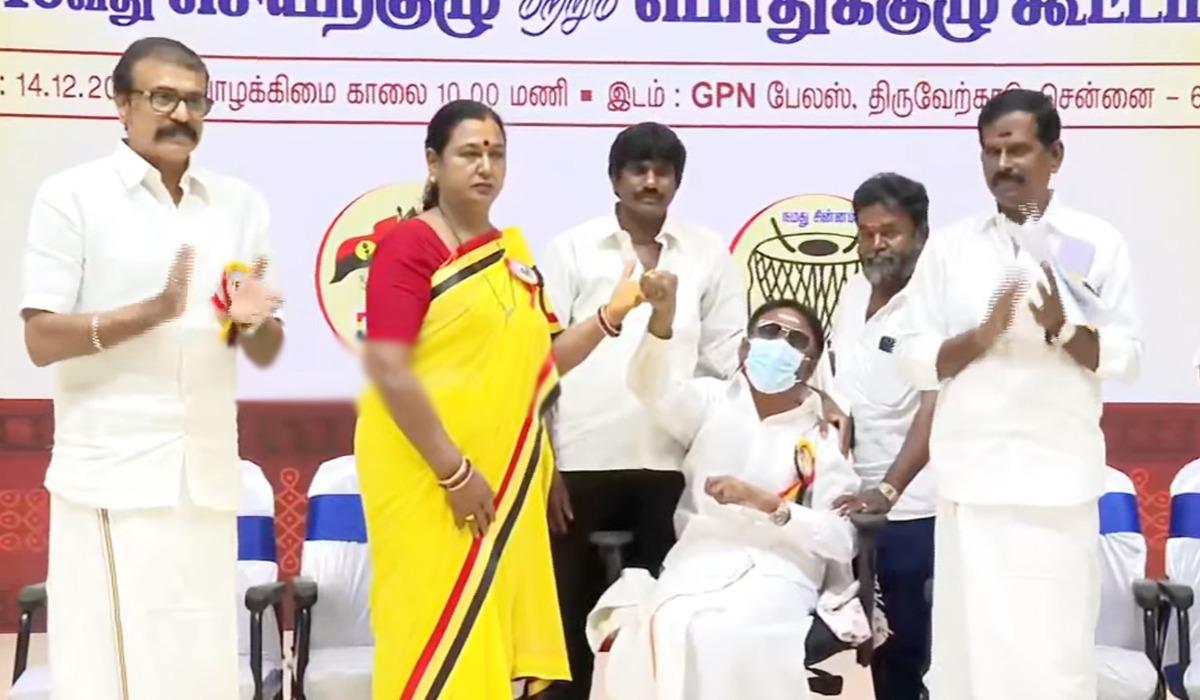 DMDK founder Vijayakanth announces wife Premalatha as his successor ...