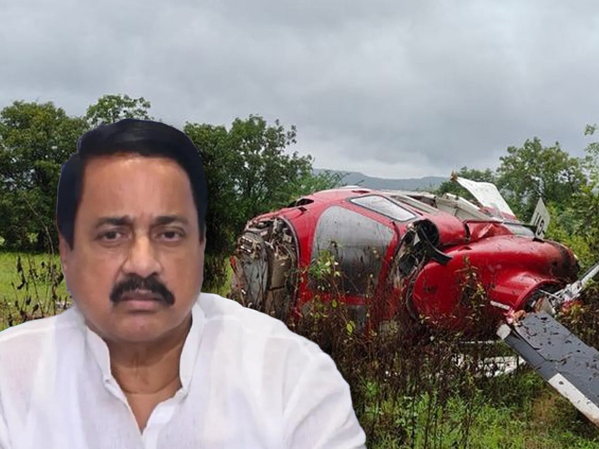 Pune Helicopter Crash: Sunil Tatkare Narrowly Escapes Death; Was Set to ...
