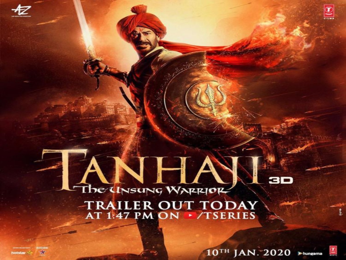 Ajay unveils his new look from Tanhaji - The Unsung Warrior ahead of ...