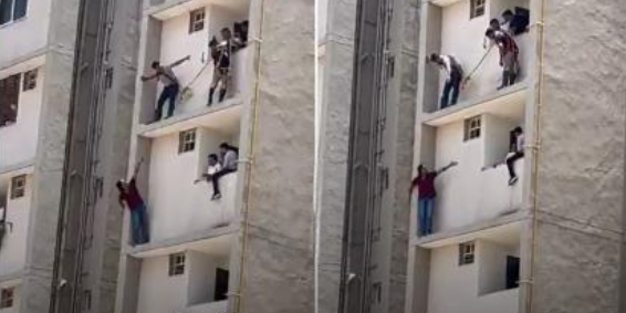 Ahmedabad: Wanted Criminal Threatens to Jump From 5th Floor to Escape ...