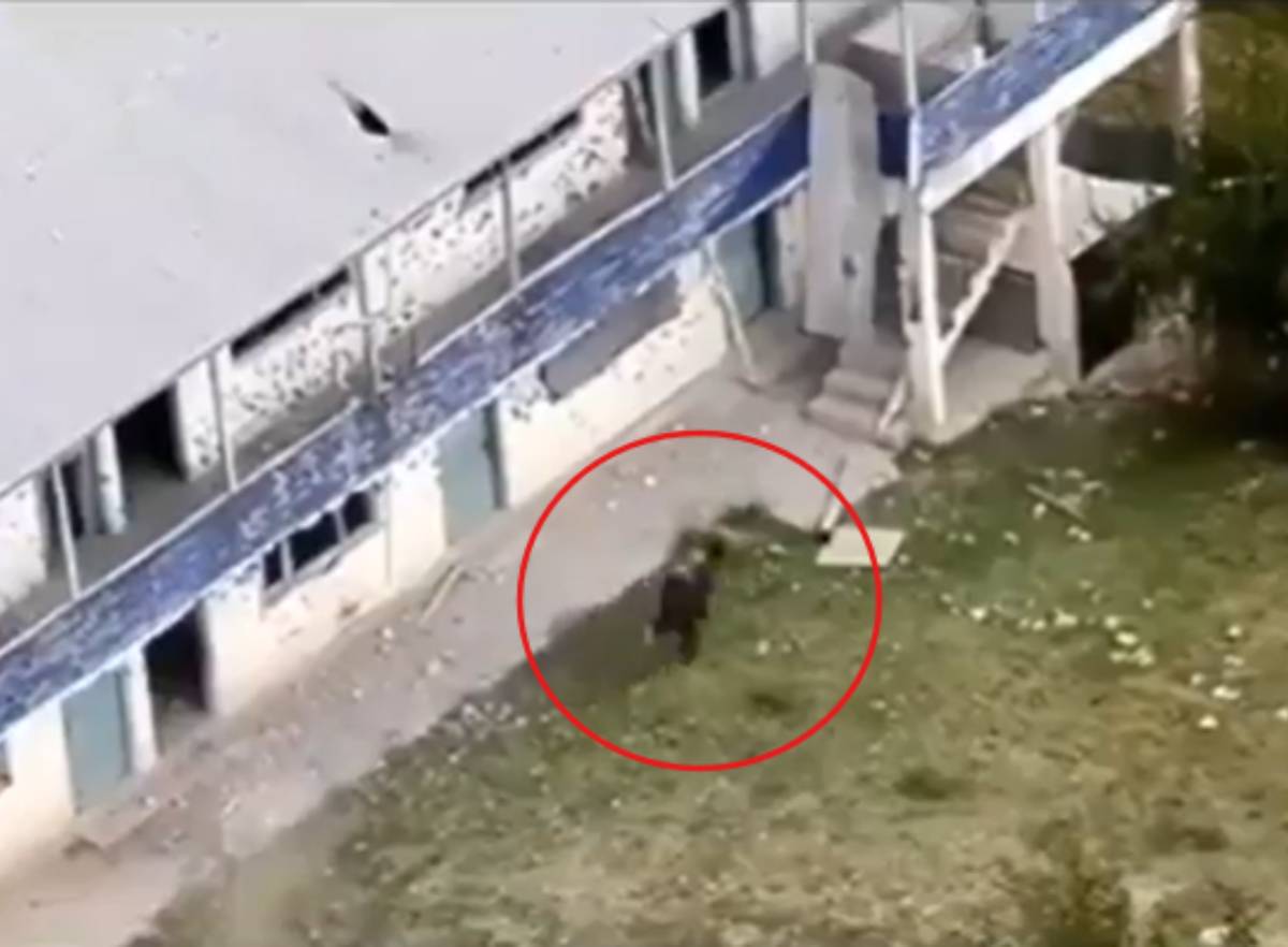 Baramulla Encounter Video: Drone Footage Captures Terrorist Running for ...