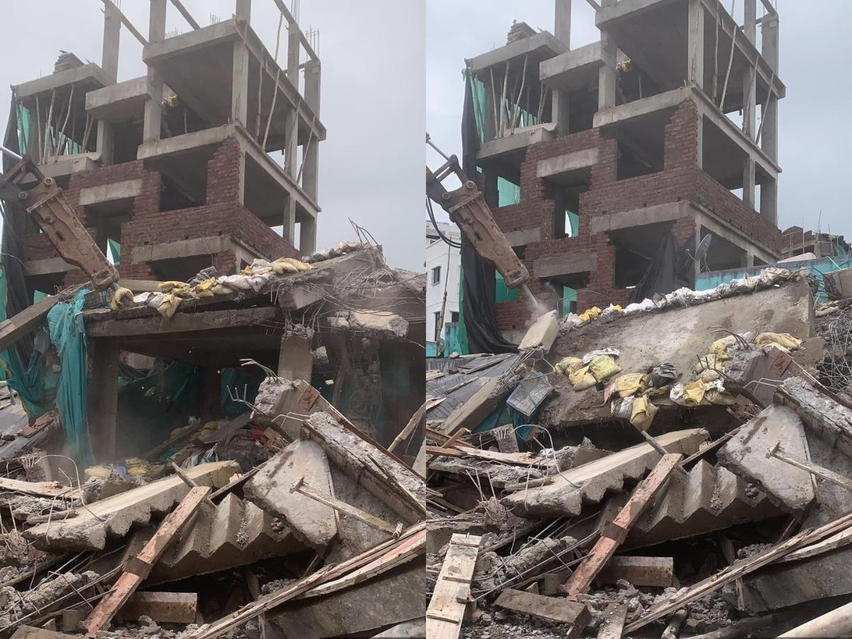 Mumbai: BMC Demolishes Two Unauthorized Buildings In Versova, Seventh ...