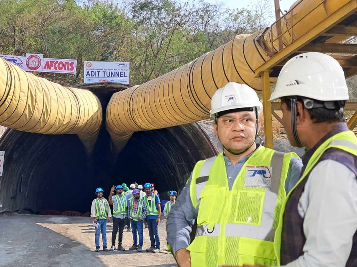 Mumbai-Ahmedabad Bullet Train: Ashwini Vaishnaw Inspects Progress of India’s First Undersea ...