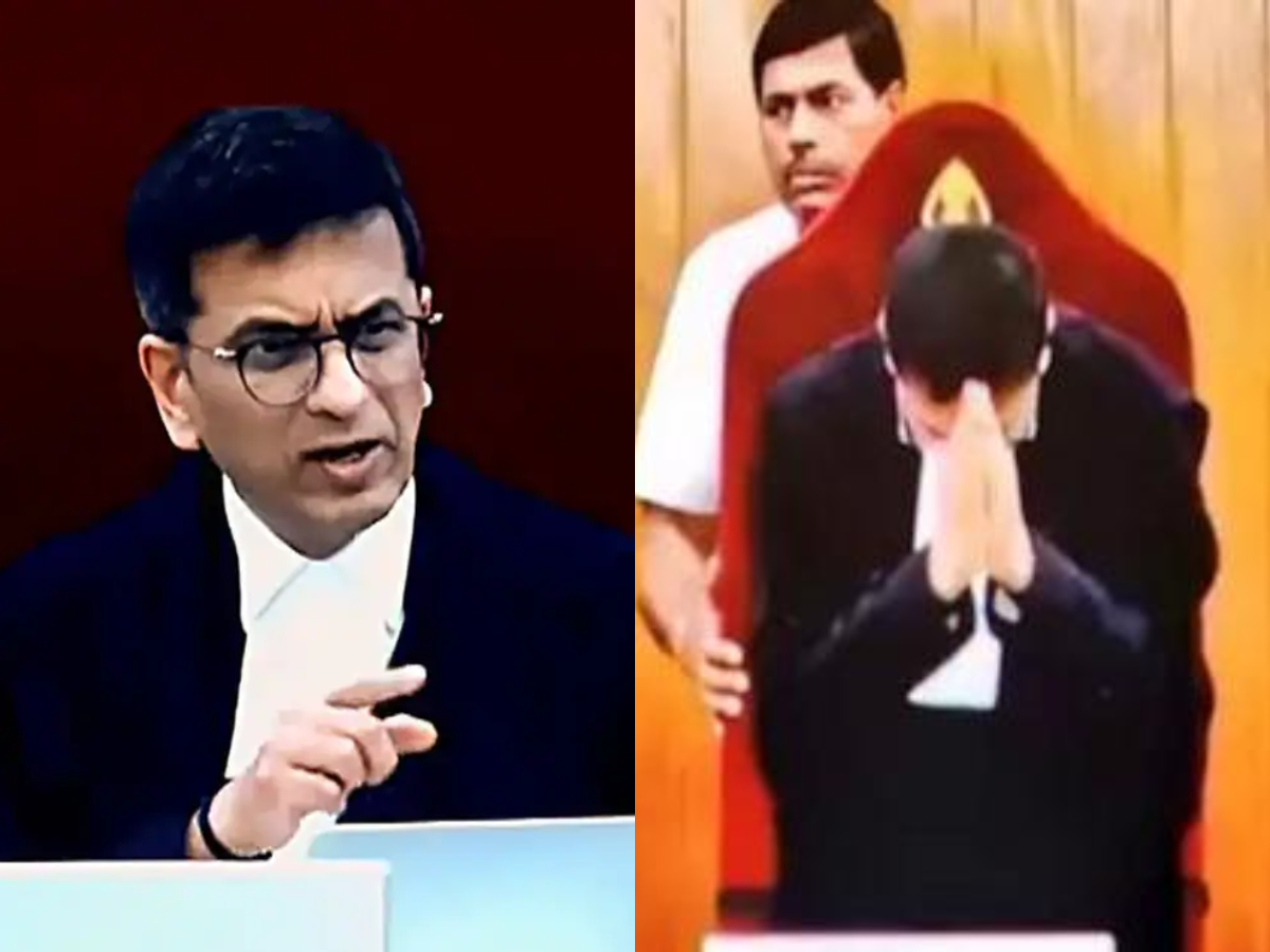 CJI DY Chandrachud’s Last Working Day: Bows to Colleagues, Apologizes ...