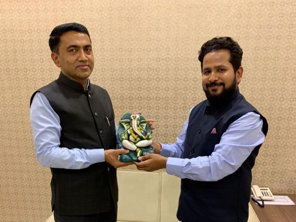 Chirag Bejan Daruwalla Meets Goa Chief Minister Pramod Sawant - www ...