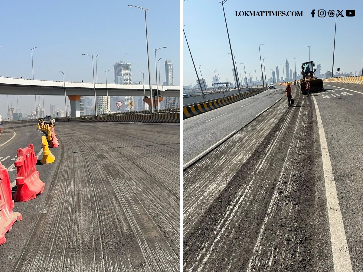 Mumbai Coastal Road: BMC Begins Mastic Layer Removal After Viral Video ...