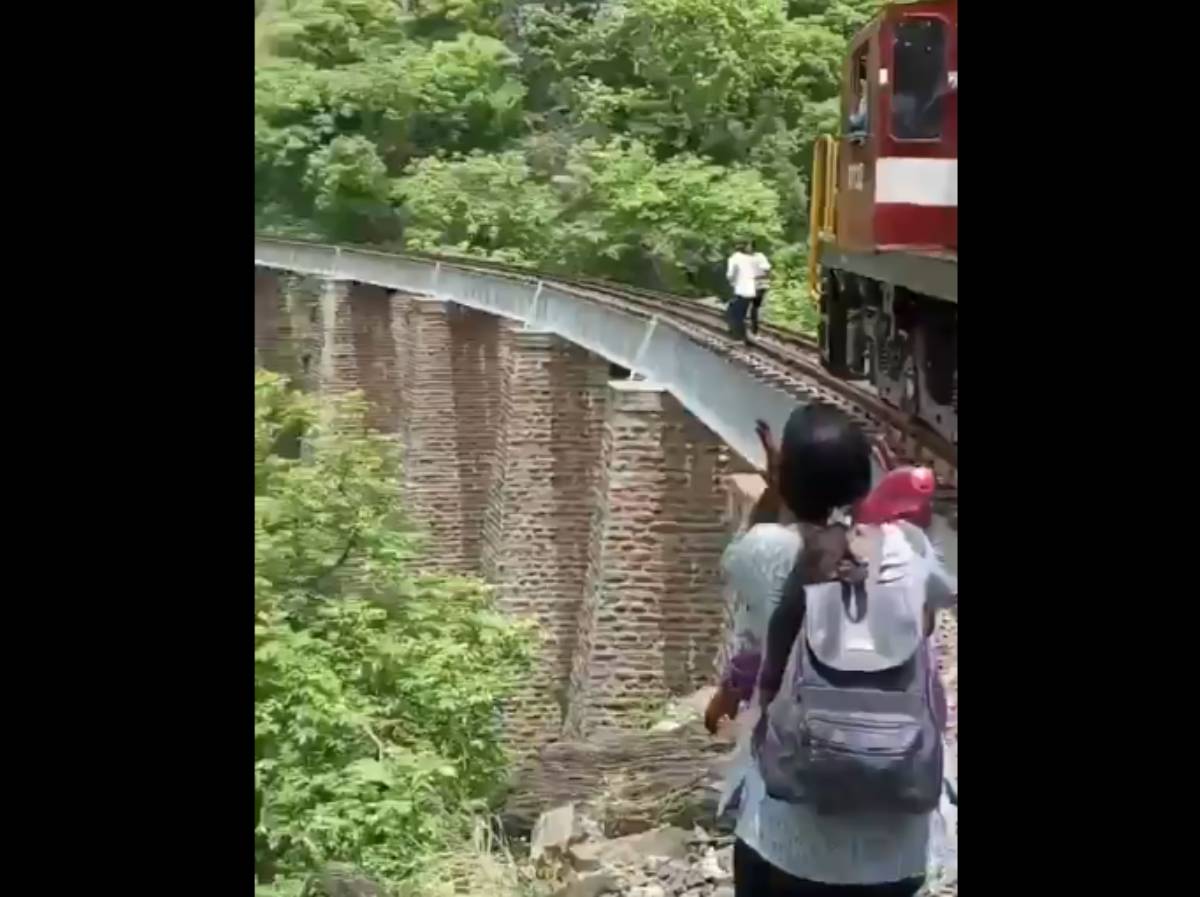 Caught on Camera: Couple Jumps From Bridge in Rajasthan's Pali to Save Themselves From ...