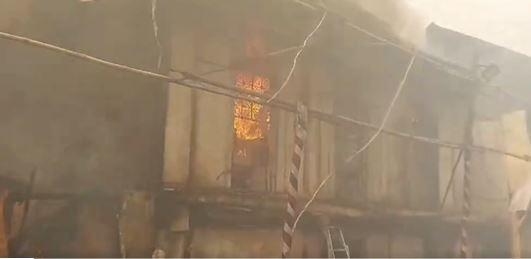 Fire Ravages Two-Storey Structure in Pune's Budhwar Peth Area, Rescue ...