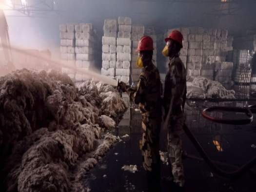 Nagpur: Fire breaks out at Suryalakshmi cotton mill, extensive damage ...