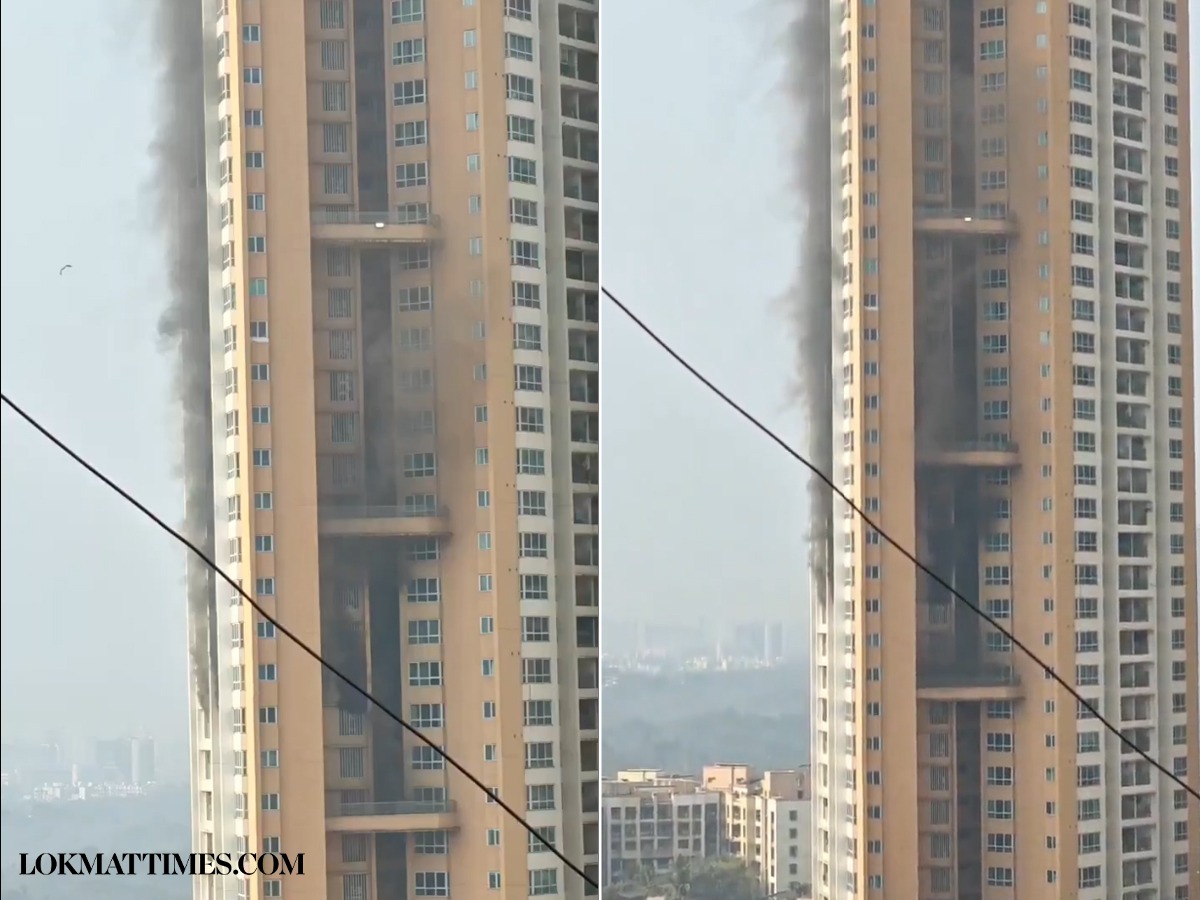 Mumbai: Fire Breaks Out at 45-Storey High-Rise in Goregaon East (Watch ...