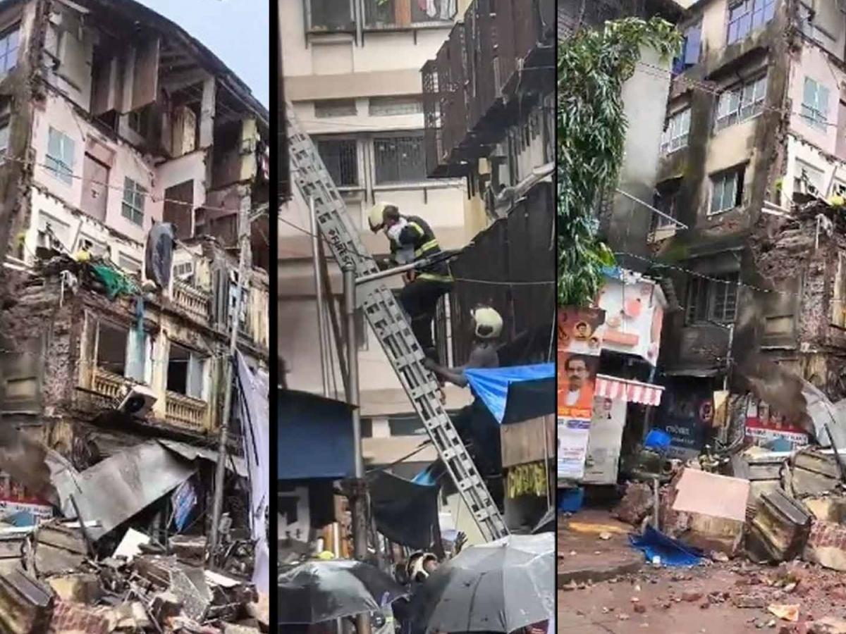 Mumbai Building Collapse: One Dead, Four Injured as Balcony and Slab ...