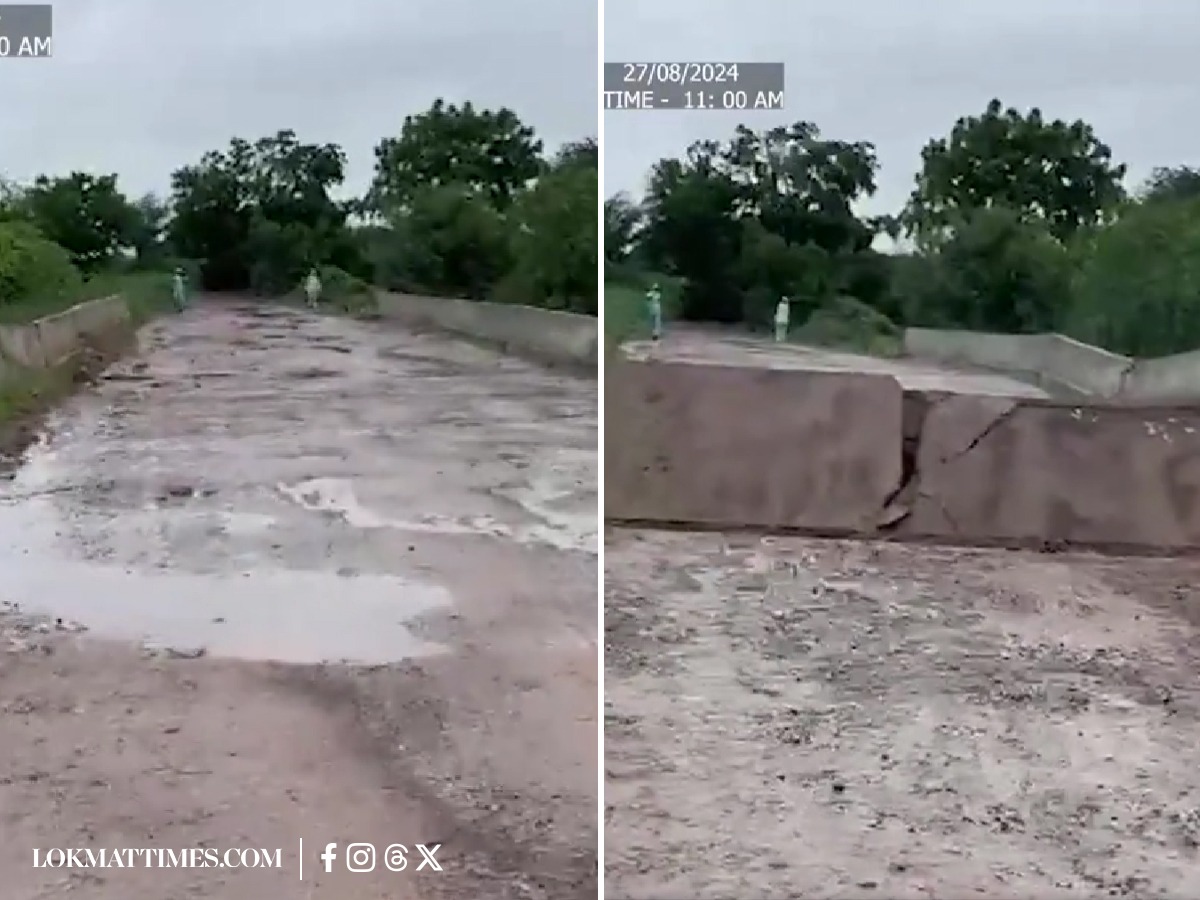 Gujarat Rains: Bridge Collapses in Surendranagar Amid Heavy Downpour ...