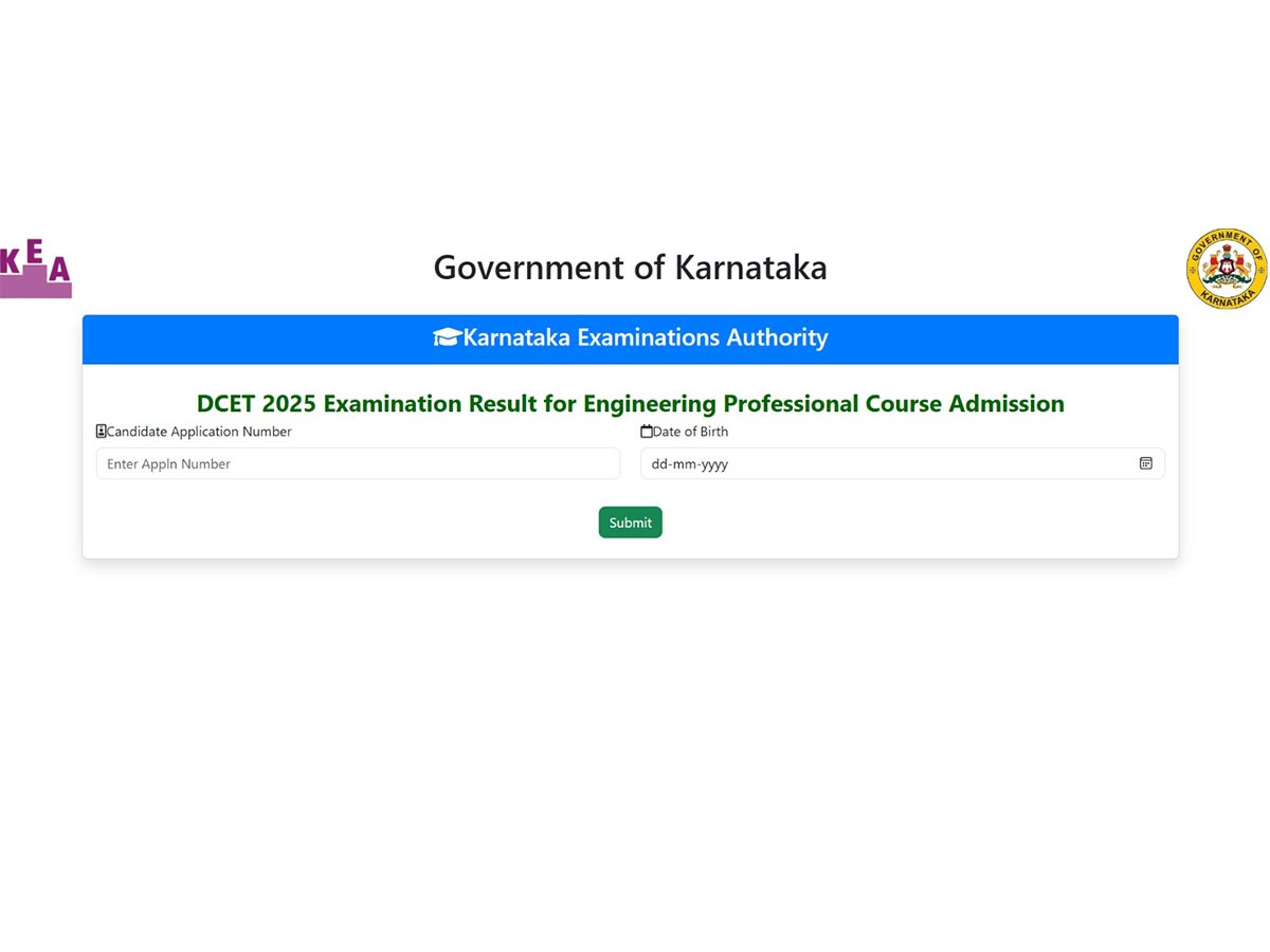 Karnataka DCET Rank Cards 2025 Released at cetonline.karnataka.gov.in ...