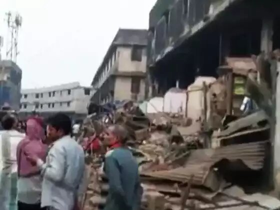 Maharashtra: Man dies after two-storey building collapses in Bhiwandi ... Maharashtra: Man dies after two-storey building collapses in Bhiwandi ...
