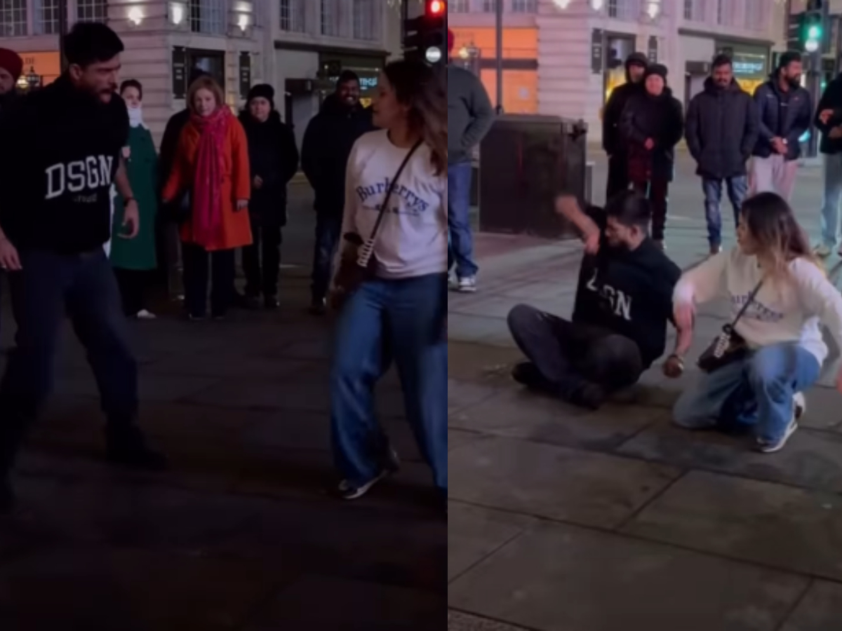 Watch: Woman and Stranger’s Spontaneous 'Malhari' Dance Sparks Viral ...
