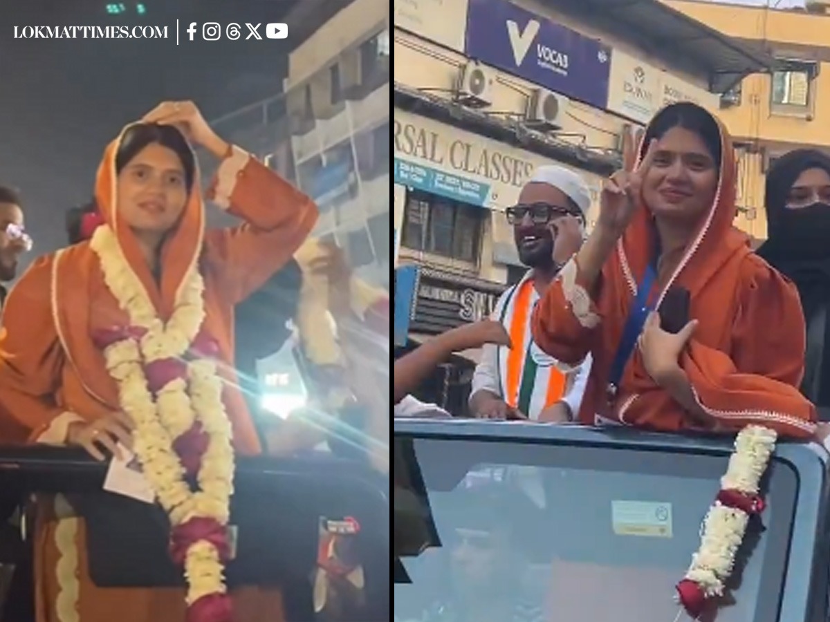 Mumbra Election Result 2026: Videos of Marziya Pathan Celebrating ...